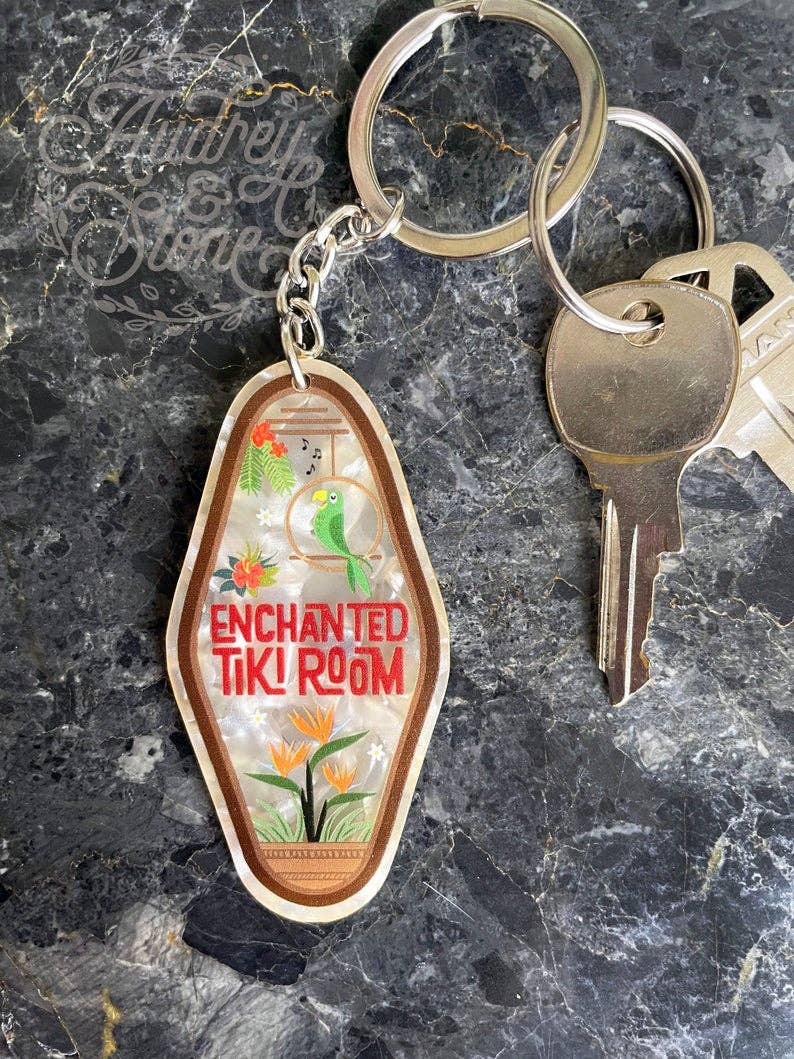 Enchanted Tiki Room Acrylic Keychain – The Tiny Umbrella